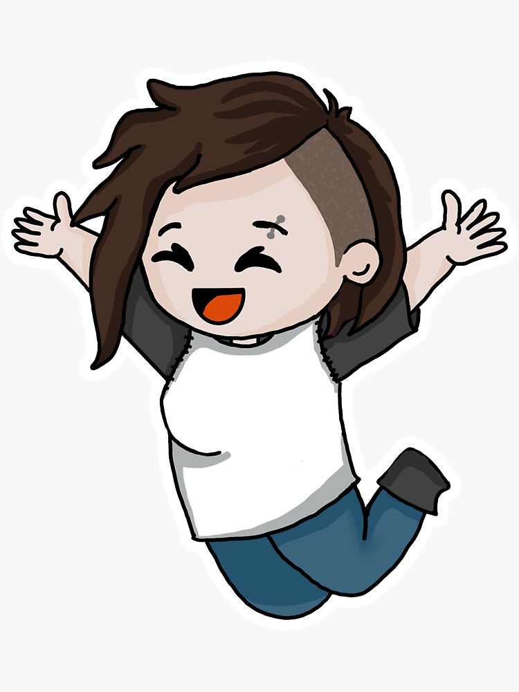 "bootsyyyy HYPE chibi" Sticker by bootsyyyy | Redbubble