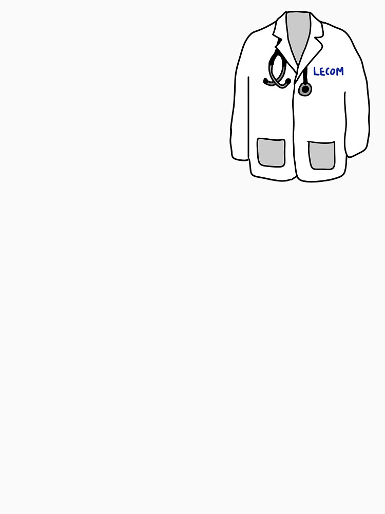 "LECOM White Coat" Pullover Hoodie by jajatomtom | Redbubble