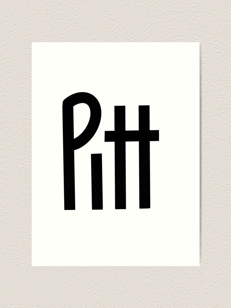 "Pitt Logo" Art Print by christadixon1 | Redbubble