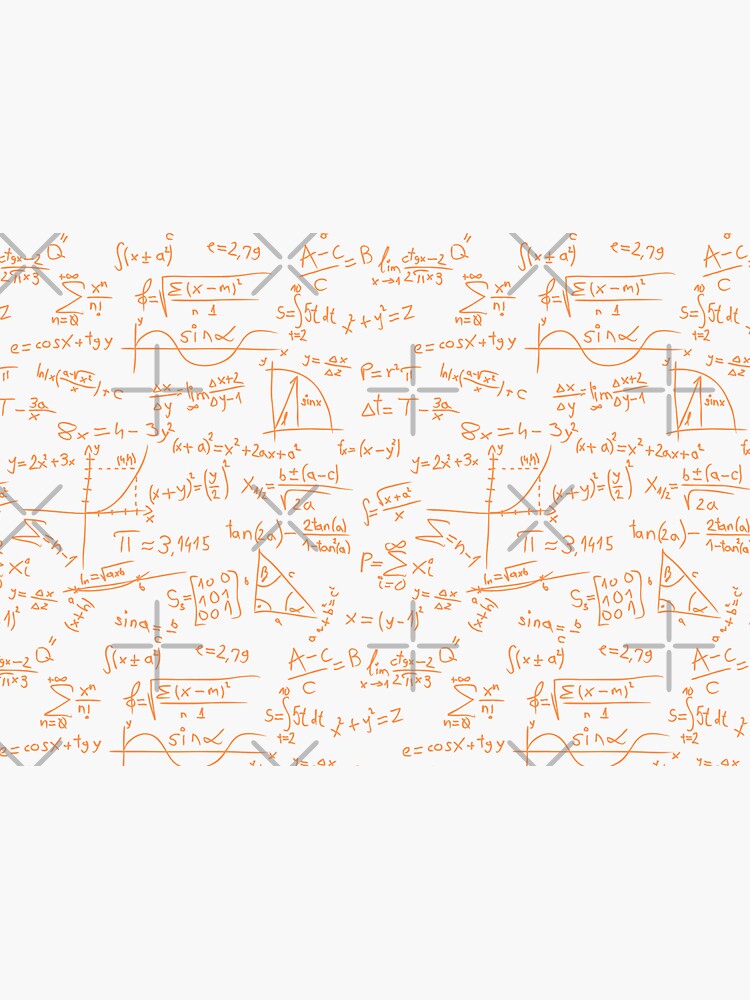 "Female Math Nerd" Sticker by MegDeRoyale | Redbubble