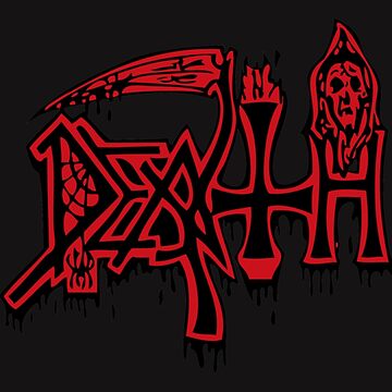 "DEATH LOGO" Sticker for Sale by kimtuyetloan49 | Redbubble