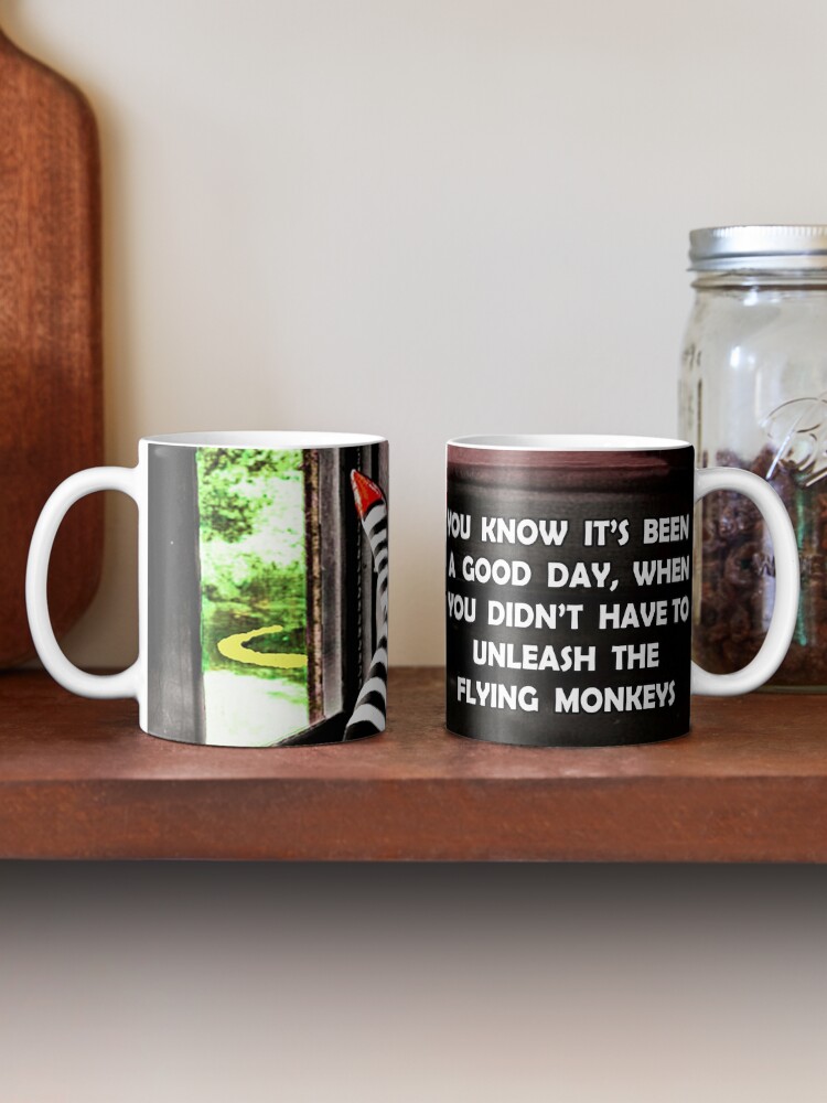 " FLYING MONKEYS - GOOD DAY " Coffee Mug for Sale by Brenda-J-Burns ...