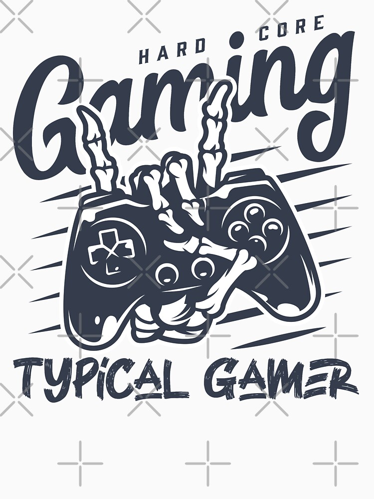 "Typical Gamer " Pullover Hoodie for Sale by Dynamic-Design | Redbubble