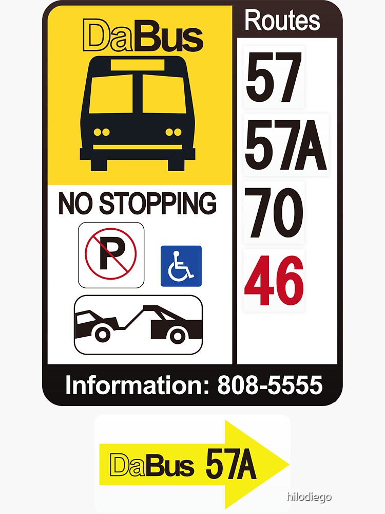 "Da Bus in Hawaii Tee" Sticker for Sale by hilodiego | Redbubble