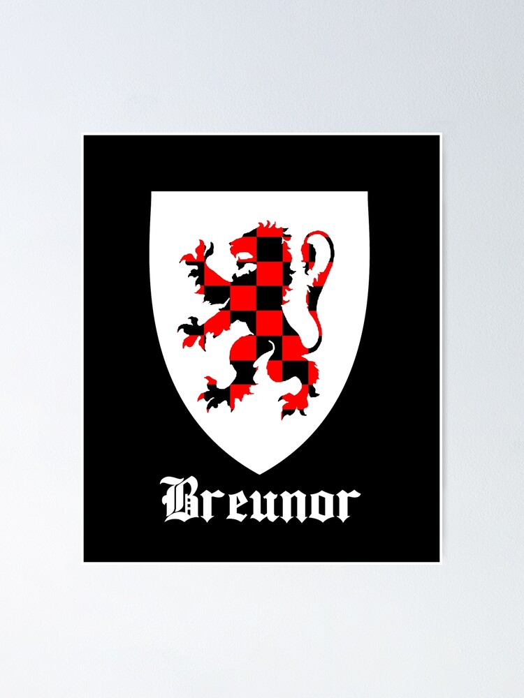 "The Heraldry of Breunor with Nameplate" Poster for Sale by ...