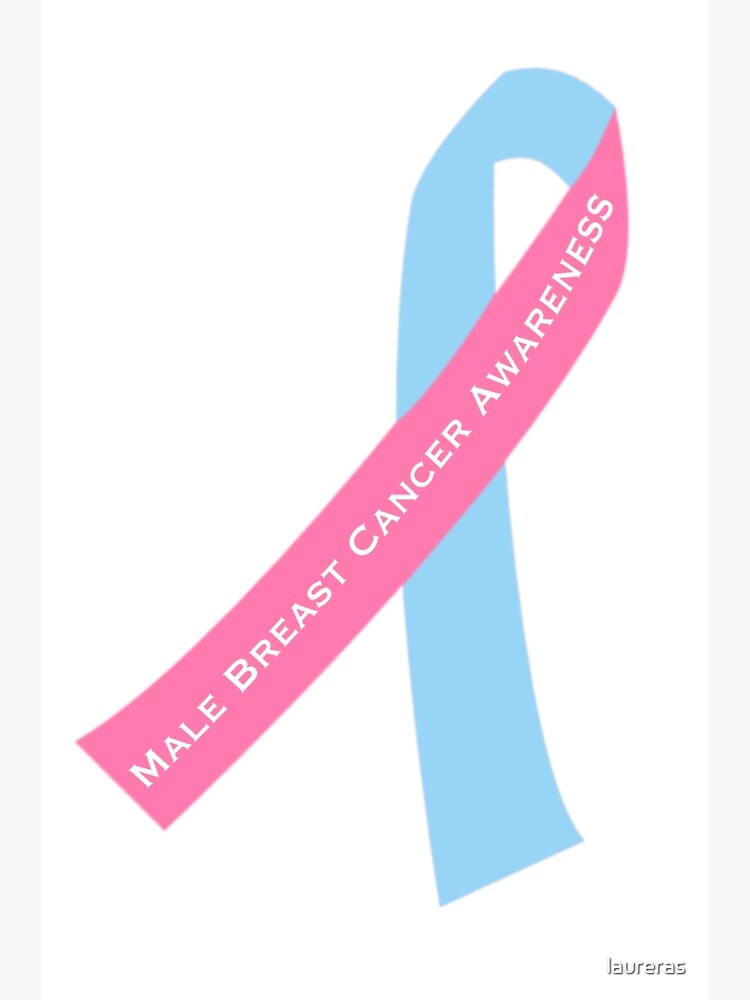 "*FUNDRAISER* Male Breast Cancer Awareness Ribbon" Photographic Print ...