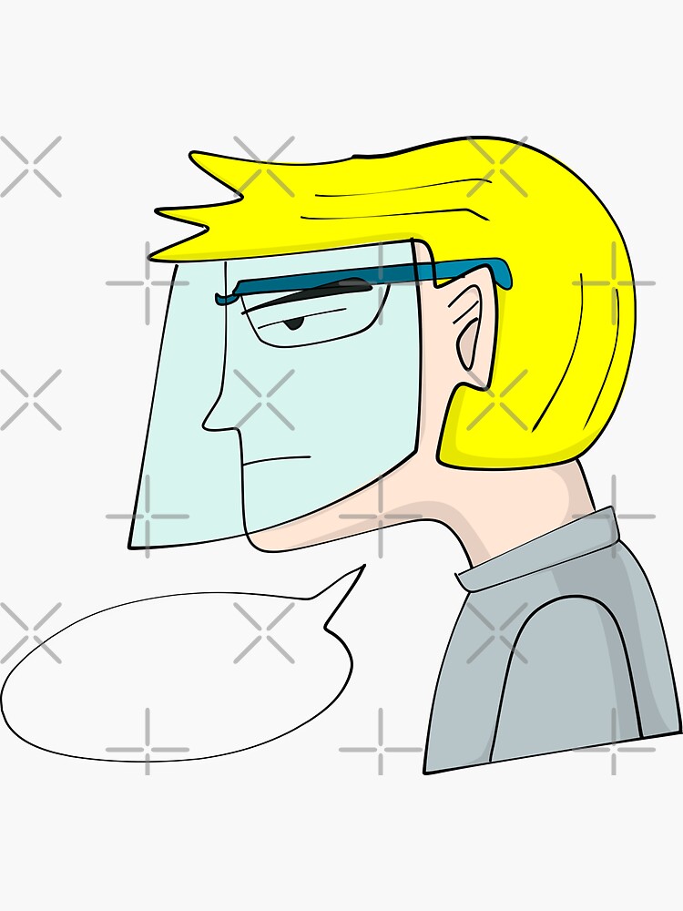 "Face Shield" Sticker for Sale by Yeaha | Redbubble