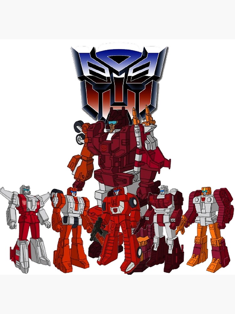 "Transformers Technobots Autobots Decepticons Rohots, G1 Cartoon" Art Print by Alastair42 ...