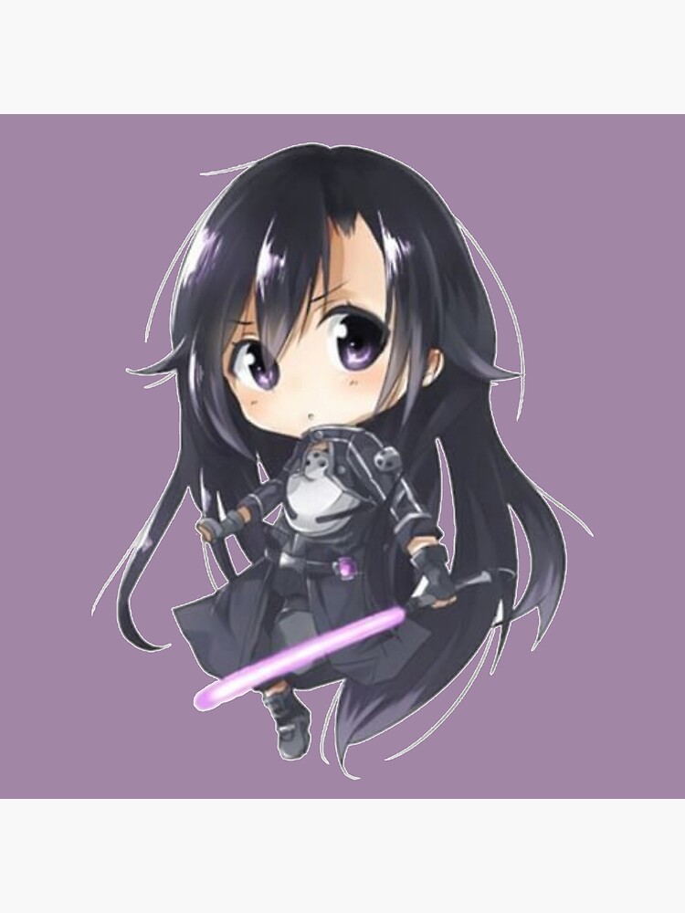 "Chibi Kirito Girl - Swort Art Online" Poster by eidlike | Redbubble