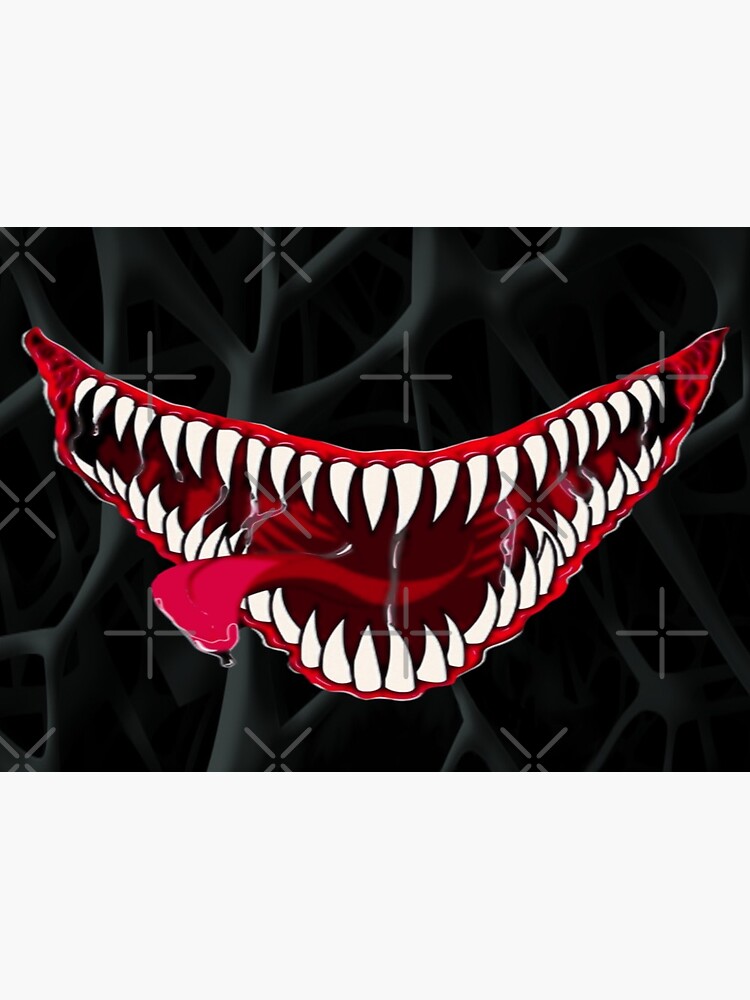 "Scary Freaky Smile With Sharp Teeth" Mask for Sale by ArcT-Shirts2018 ...