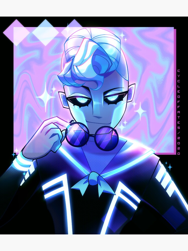 "1010 HOLO Series - Blue/Purl-Hew" Sticker for Sale by princelupin ...