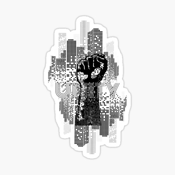 "UNITY" Sticker for Sale by NoNonSenseTees | Redbubble