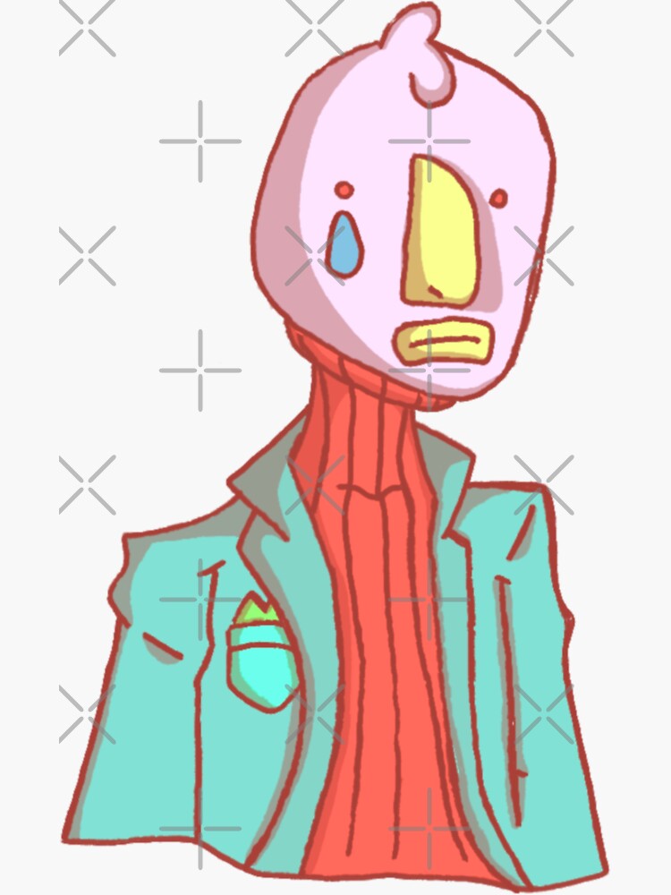 "Sad Frenchman" Sticker by Chankum | Redbubble