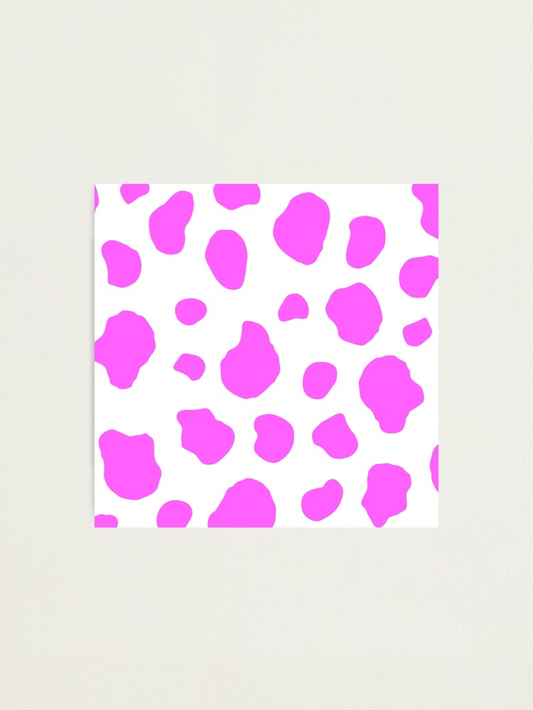 Lámina fotográfica «Manchas de vaca rosa fuerte» de CreatedProto ...
