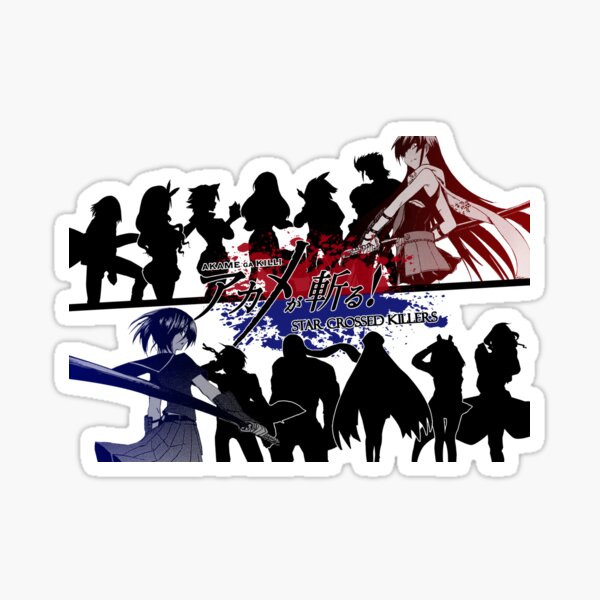 "Akame Ga Kill" Sticker for Sale by igor-me | Redbubble