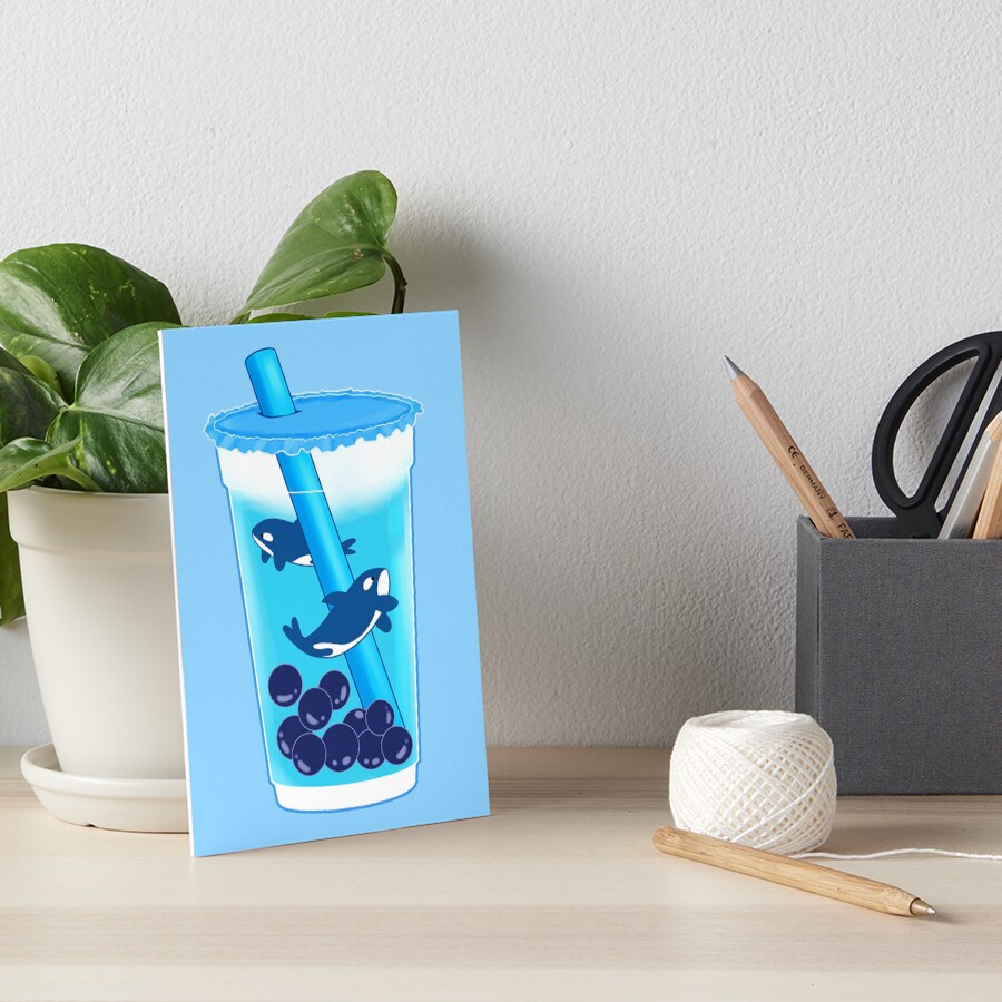 "Orca Boba" Sticker for Sale by Lumiscuro | Redbubble