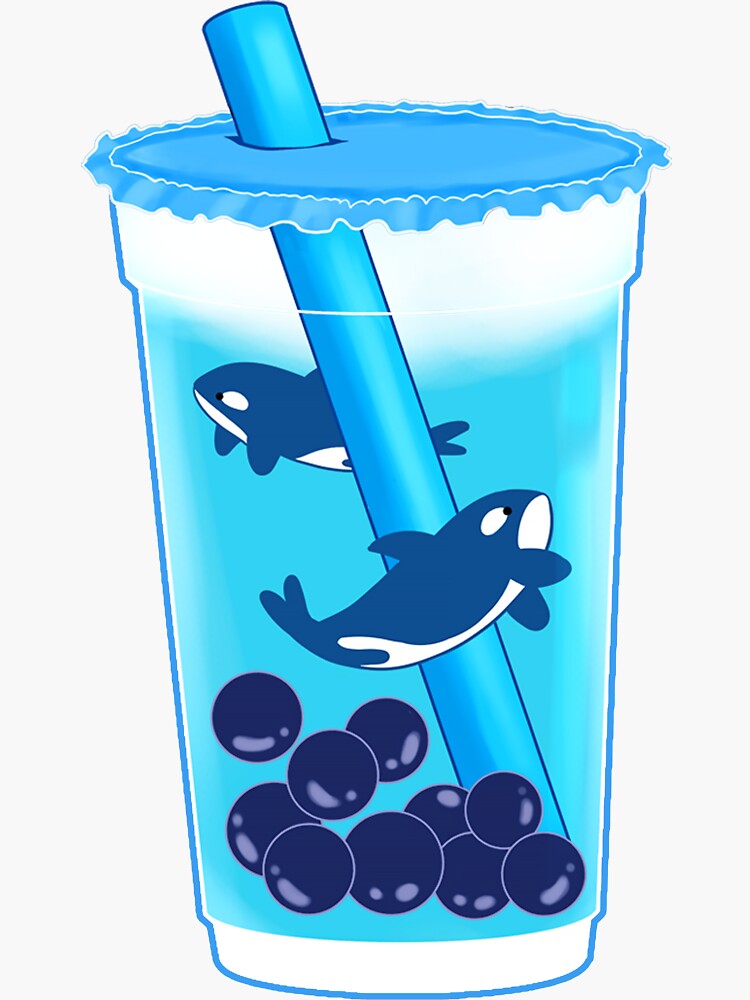 "Orca Boba" Sticker for Sale by Lumiscuro | Redbubble
