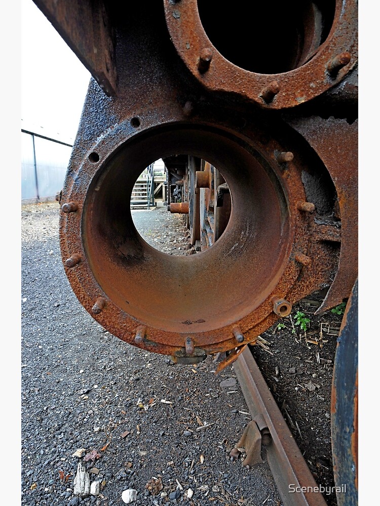"Rusting steam loco" Poster by Scenebyrail | Redbubble