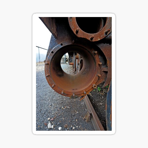 "Rusting steam loco" Sticker for Sale by Scenebyrail | Redbubble