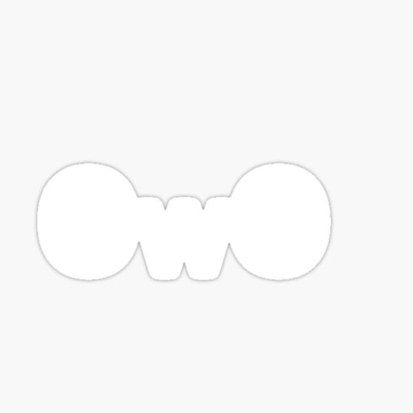 "Kawaii OwO Emote Face Mouth Black" Sticker for Sale by TenchiMasaki ...