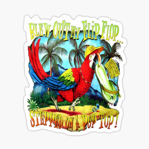 "Jimmy Buffett T-Shirt Jimmy Buffett New Design" Sticker for Sale by ...
