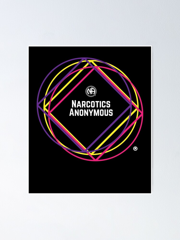 "Narcotics Anonymous - NA " Poster for Sale by WigglyLine | Redbubble