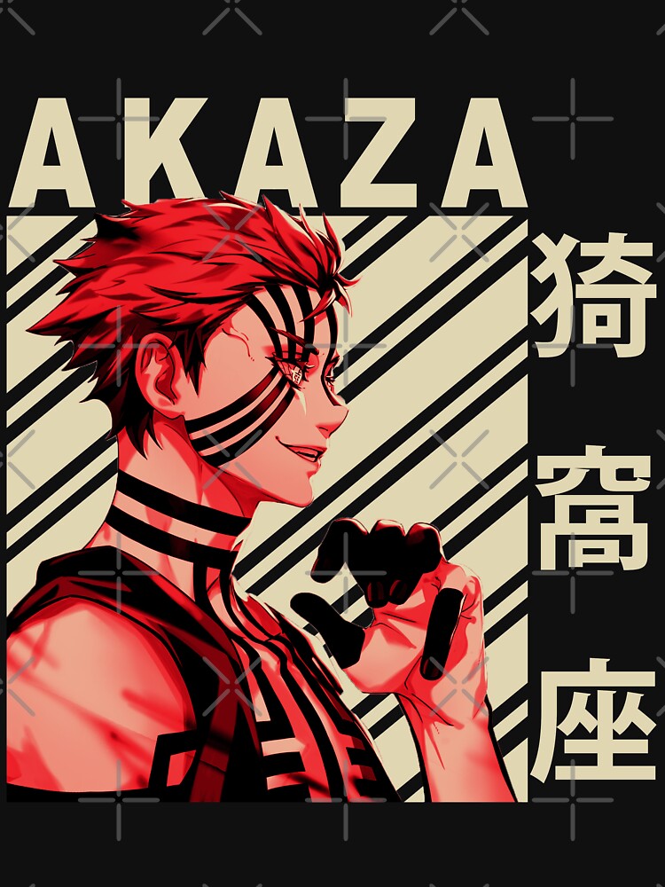 "Akaza Vintage Art" T-shirt for Sale by LahcenBamouh | Redbubble ...