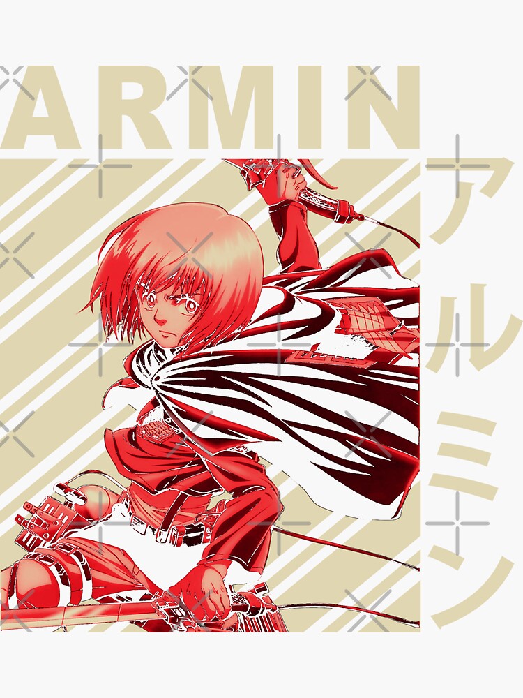 "Armin alert Vintage Art" Sticker by LahcenBamouh | Redbubble