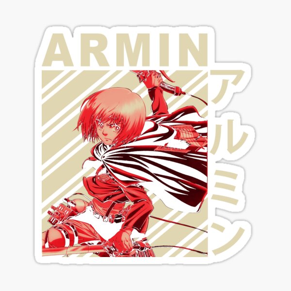 "Armin alert Vintage Art" Sticker by LahcenBamouh | Redbubble