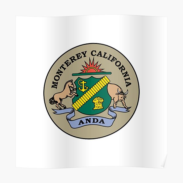 Monterey Flag Posters | Redbubble
