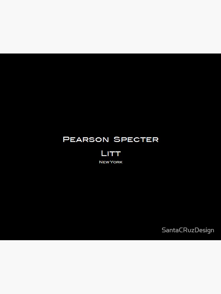 "Pearson Specter Litt " Sticker for Sale by SantaCRuzDesign | Redbubble