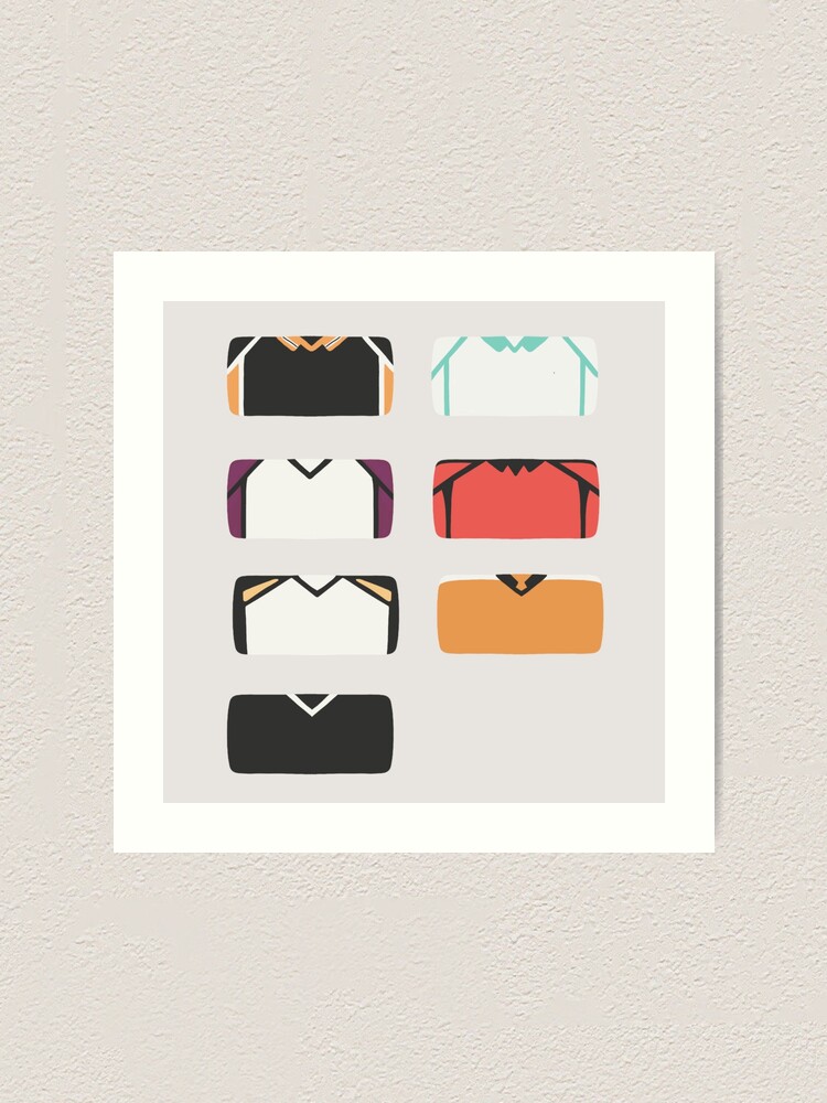 "Cute Karasuno Seijoh Nekoma Jersey Shirt - Bullet Journal Pack" Art ...