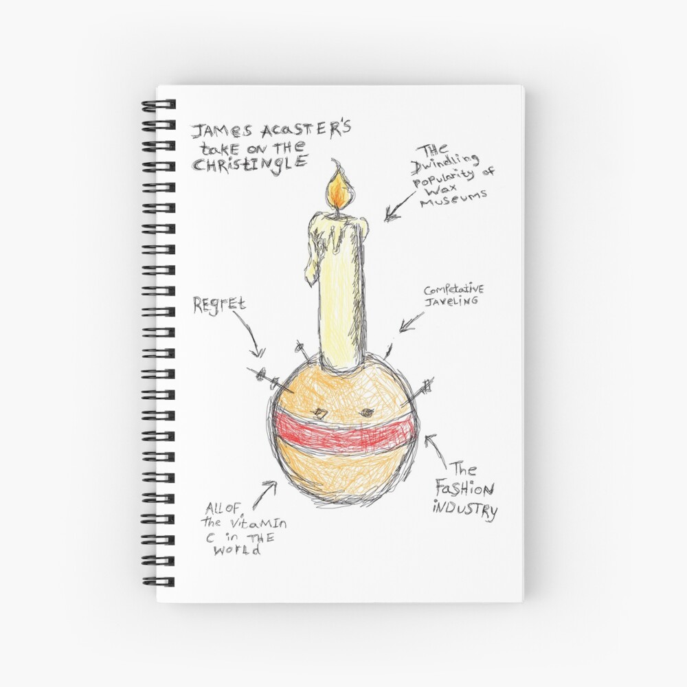 "James Acaster's take on the Christingle " Art Print for Sale by ...