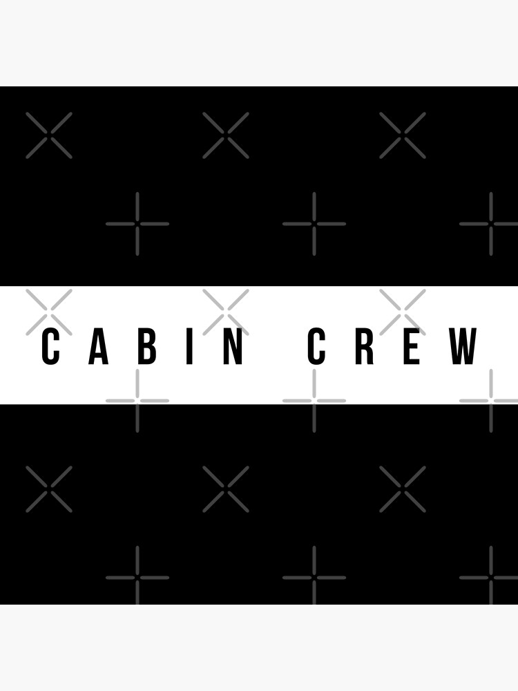 "Cabin Crew Label" Poster by jetmike | Redbubble