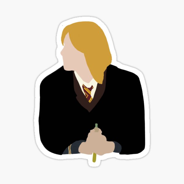 "george weasley" Sticker by b-emma | Redbubble