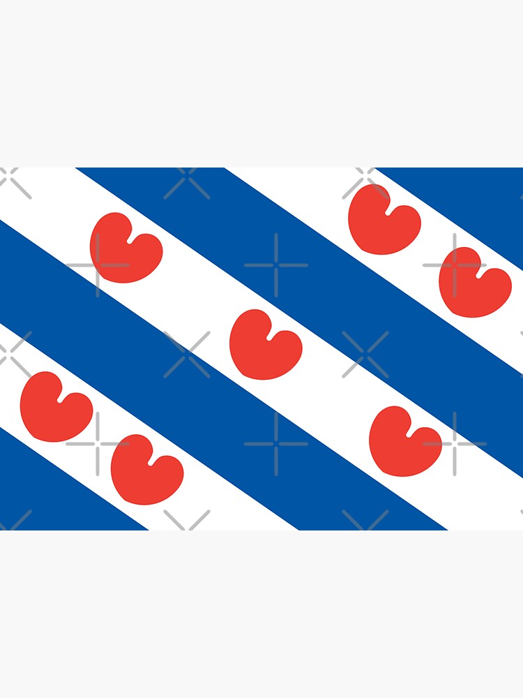 "Fryske Flagge (Frisian Flag)" Sticker for Sale by Veens | Redbubble