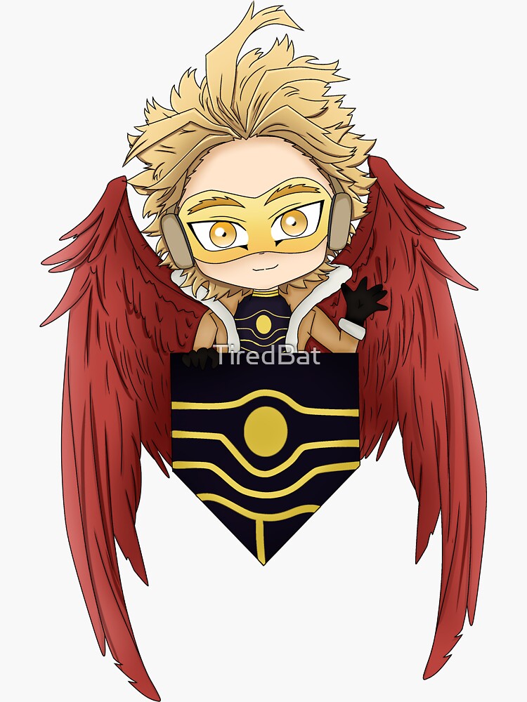 "Chibi pocket hawks" Sticker for Sale by TiredBat | Redbubble