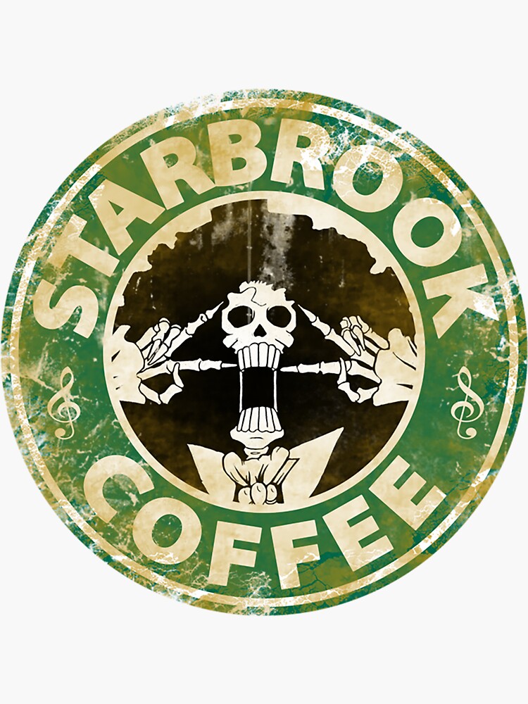 "Starbrook Coffee Logo" Sticker for Sale by Robin- | Redbubble
