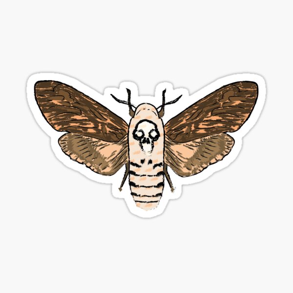 "Death Moth Sticker" Sticker for Sale by Artvengers-nl | Redbubble