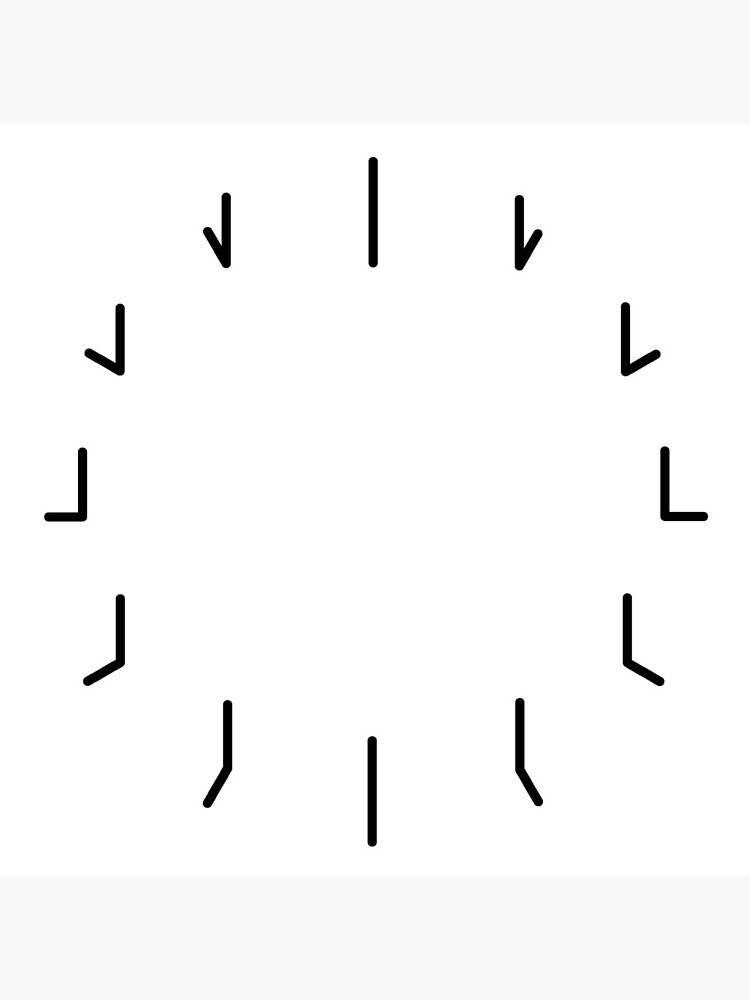 "Redundant Clock Minimalistic Design" Clock for Sale by EmoteBot ...