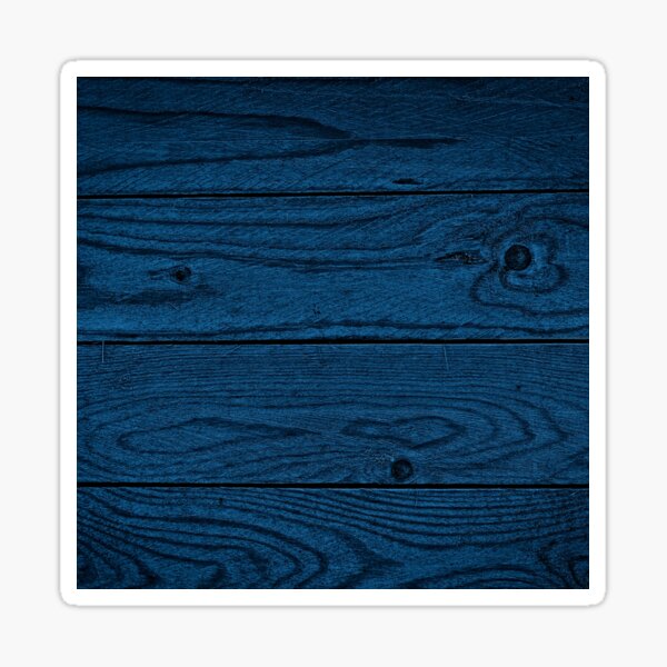 "Rustic Barnboard Western Country Navy Blue Wood Plank " Sticker by ...