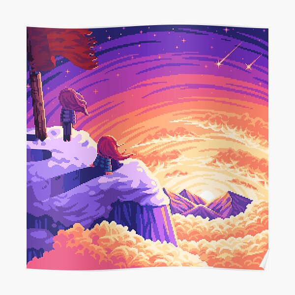 Celeste Game Wall Art | Redbubble