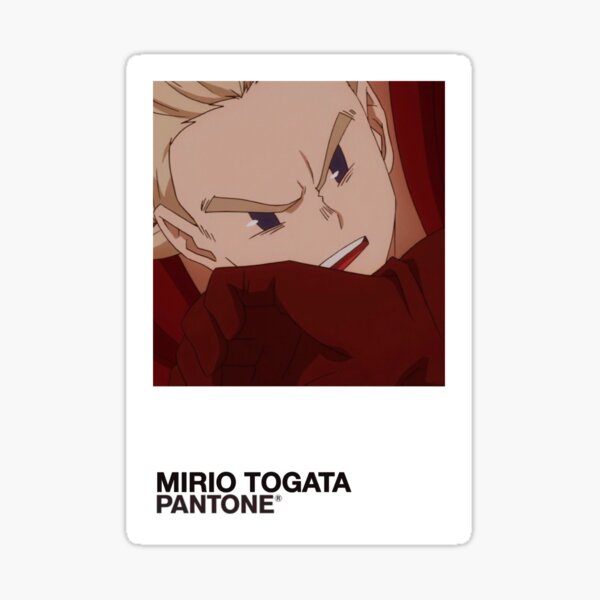 "Mirio Togota Color Swatch" Sticker for Sale by dayna5970 | Redbubble