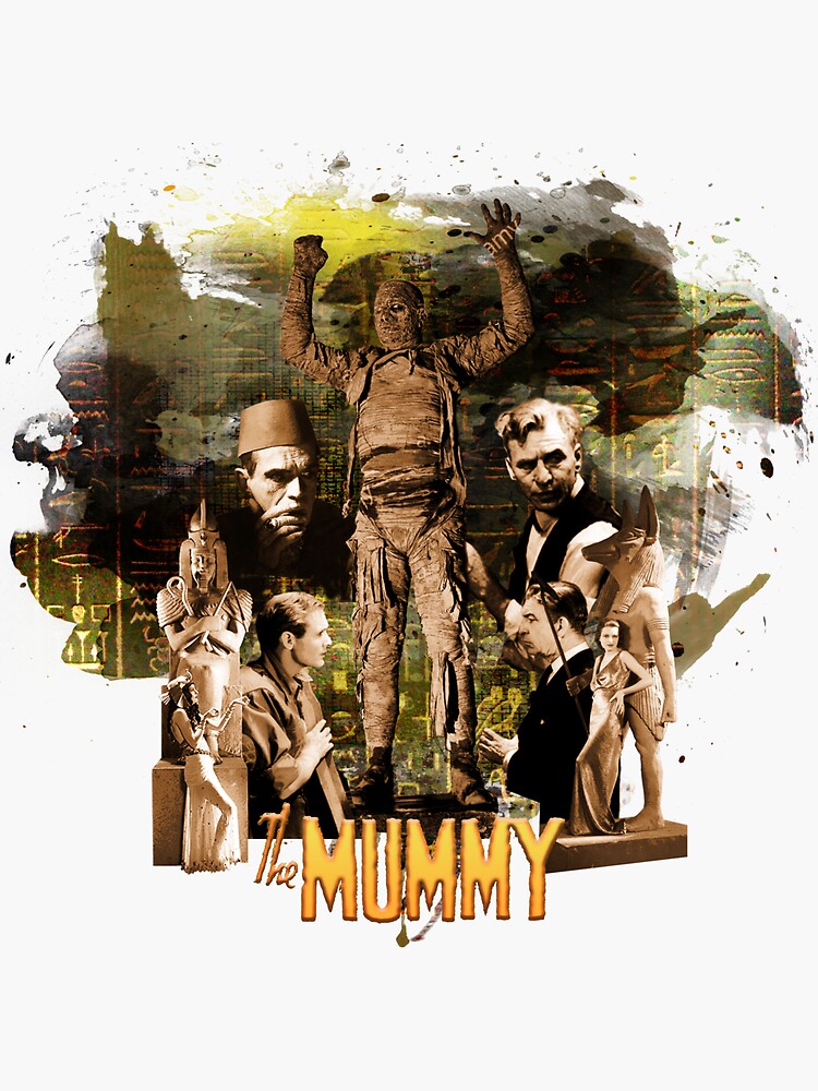 "The Mummy" Sticker for Sale by JulioCampos | Redbubble