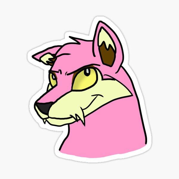 "Neopets: Pink Lupe" Sticker for Sale by Skylacine | Redbubble