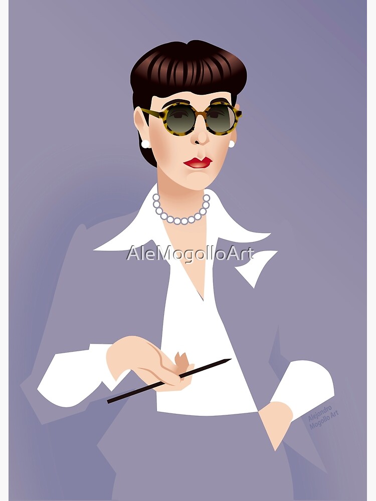 "Edith Head" Poster for Sale by AleMogolloArt | Redbubble