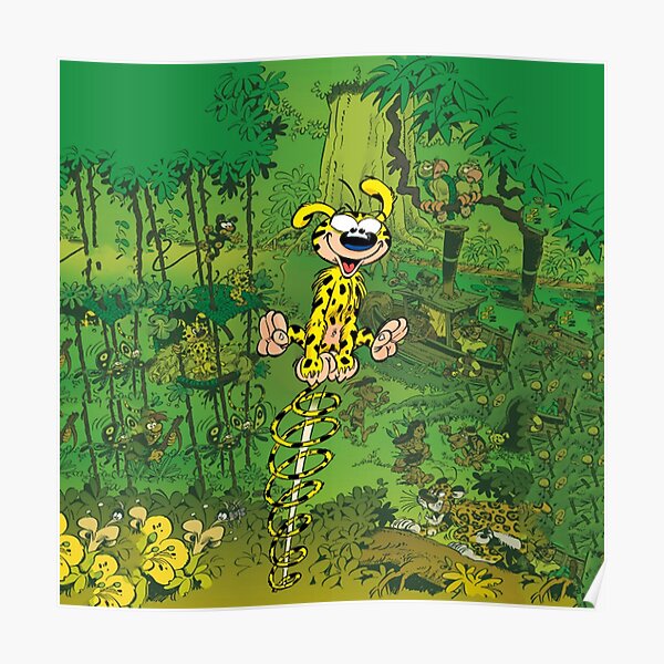 "Marsupilami spring original" Poster for Sale by Hubashop | Redbubble