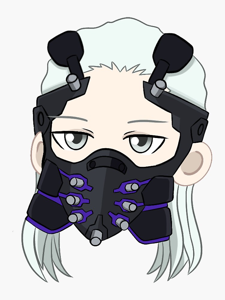 "Chibi Nine " Sticker by MrPinBoy | Redbubble