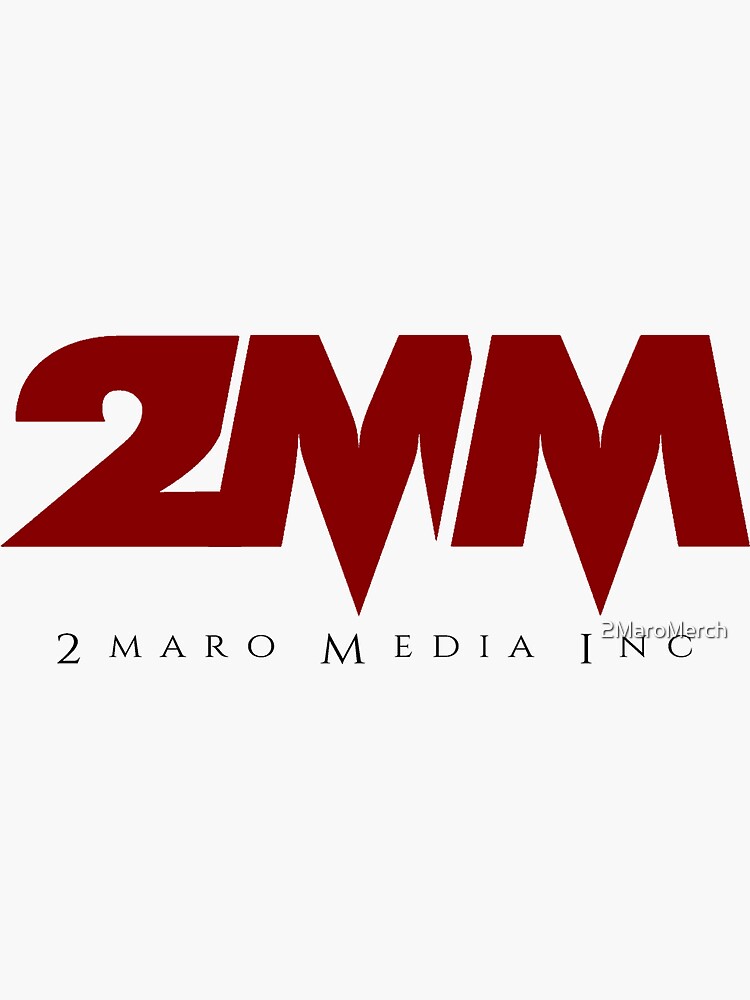 "2MM Signature Logo" Sticker for Sale by 2MaroMerch | Redbubble