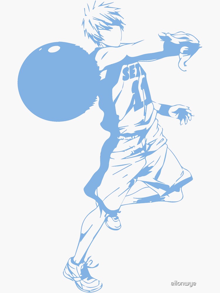 "Kuroko no Basket - Kuroko Tetsuya" Sticker by eilonwye | Redbubble